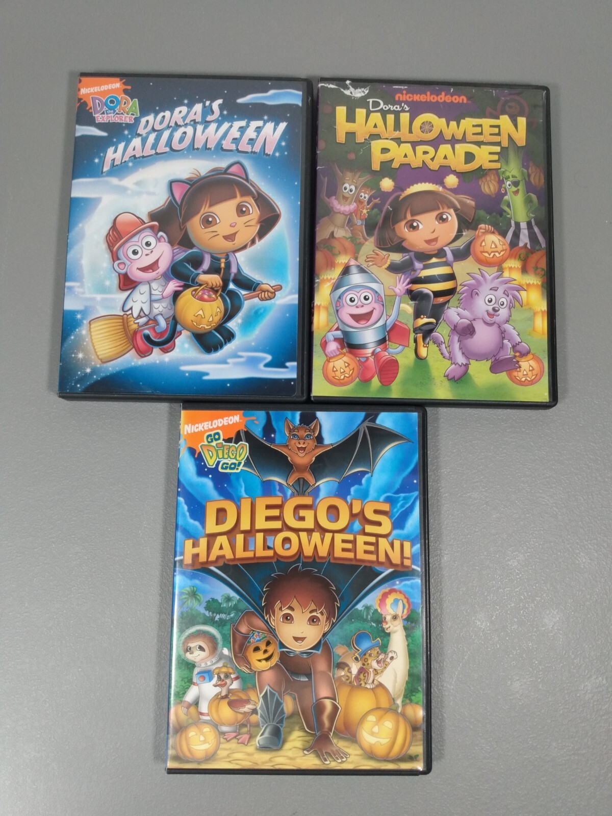 Dora the Explorer and Go Diego Go - Lot of 3 Halloween Parade DVDs ...
