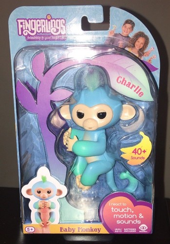 Authentic Fingerling WowWee CHARLIE Baby Monkey Fingerling Brand New ...