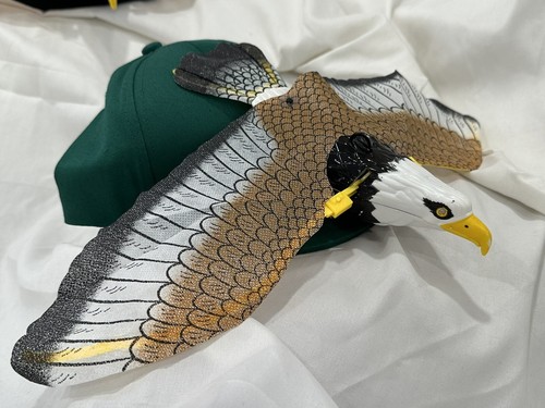 (Green) Flapping Flying Screeching Bird Snap Back Hat Eagles! As Seen ...