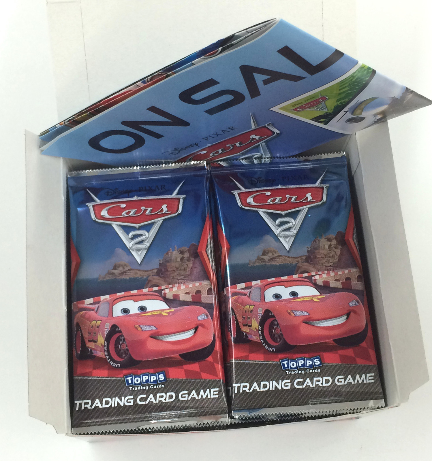 Topps Disney PIXAR Cars 2 Card Game Booster Box (50 pks) x 4-Value ...