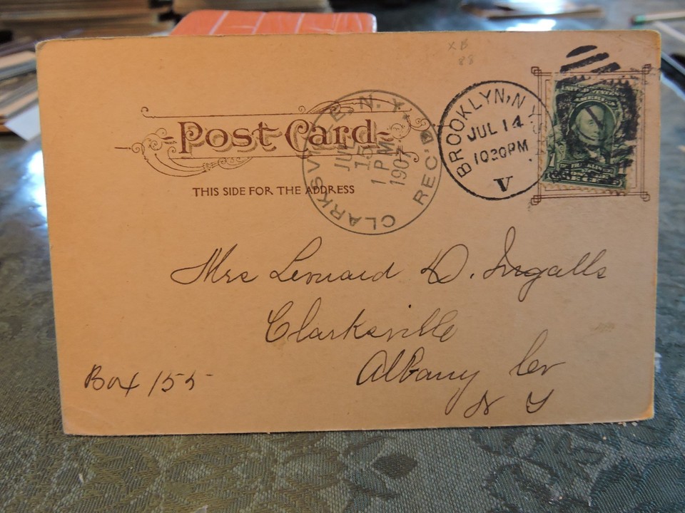 1907 Moonlight on the Narrows Bay Ridge Brooklyn New York City NYC Post ...