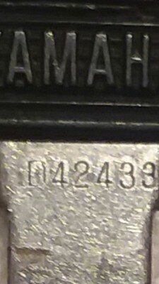 OEM YAMAHA KEY CODE # D42433 | eBay
