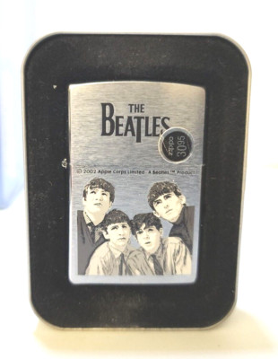 The BEATLES Genuine Windproof Silver Metal Lighter Zippo Apple Corps | eBay