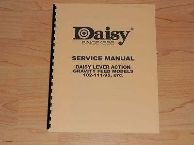 Daisy Models 102-111-95 Factory Service Manual - #D2 | eBay