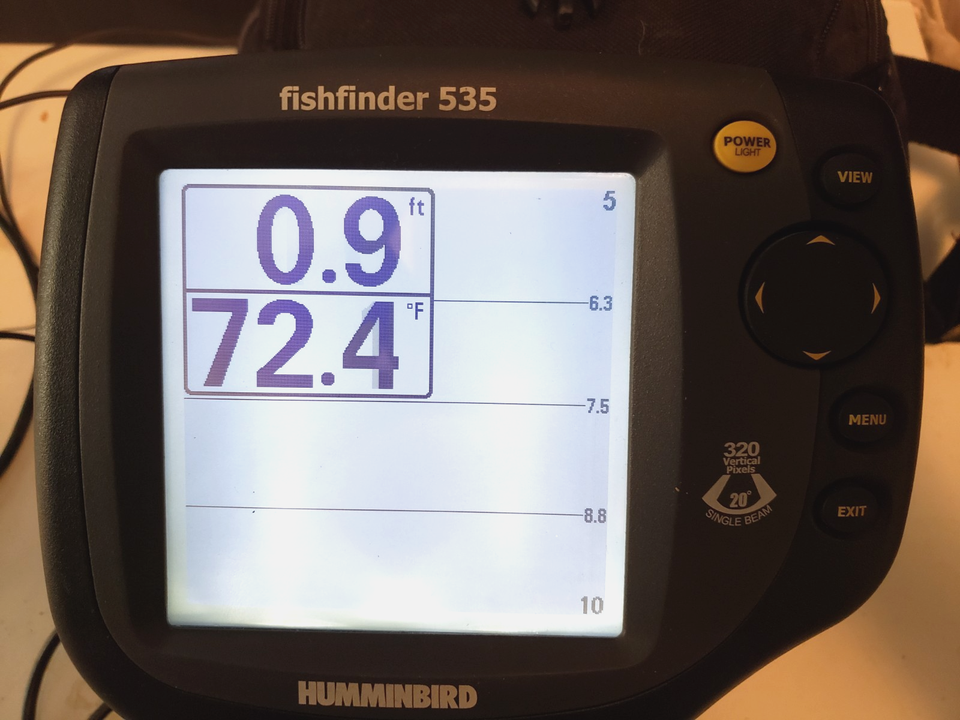 Humminbird 535 Portable Fishfinder With Transducer And Manual | eBay