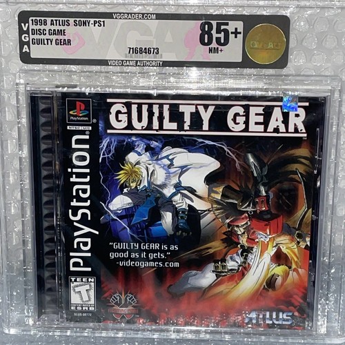 NEW SEALED Guilty Gear Playstation 1 PS1 VGA 85+ NM Rare ATLUS GRAIL ...