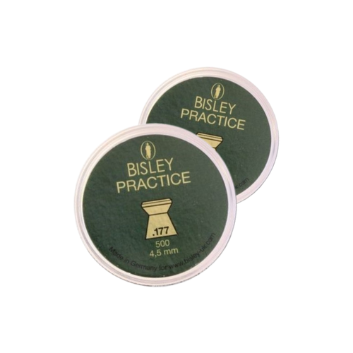 2 PACK BISLEY Practice .177 cal./4.5mm Flathead Airgun Pellets (1000 ...