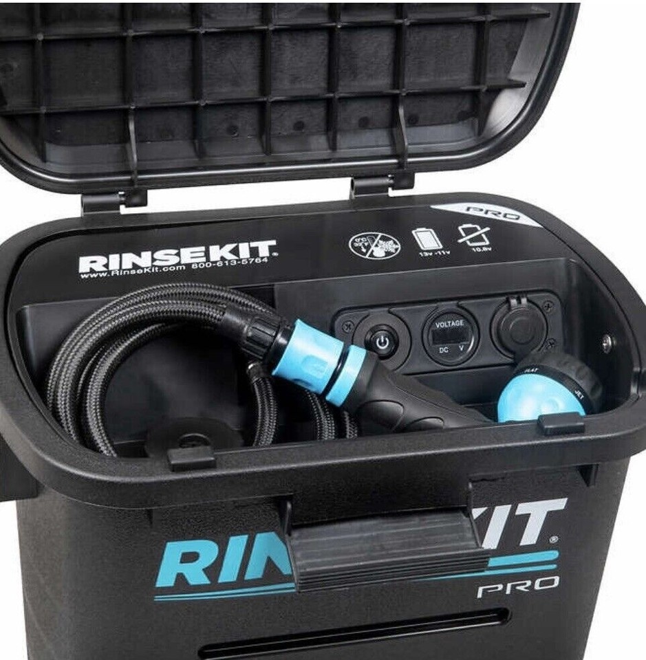 3.5 Gal Rinsekit Pro Battery Pressurized Portable Shower | eBay