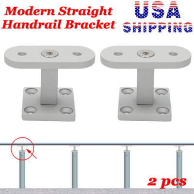 Newel Post Mounting Bracket Wood Newel Post Modern Straight Mount
