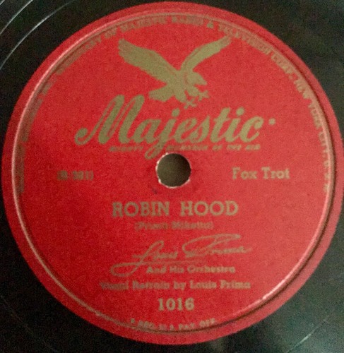 Louis Prima And His Orchestra - Angelina / Robin Hood 1945 Shellac, 10 ...