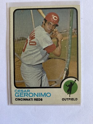 1973 Topps #156 Cesar Geronimo Cincinnati Reds Outfield- Great Card ...