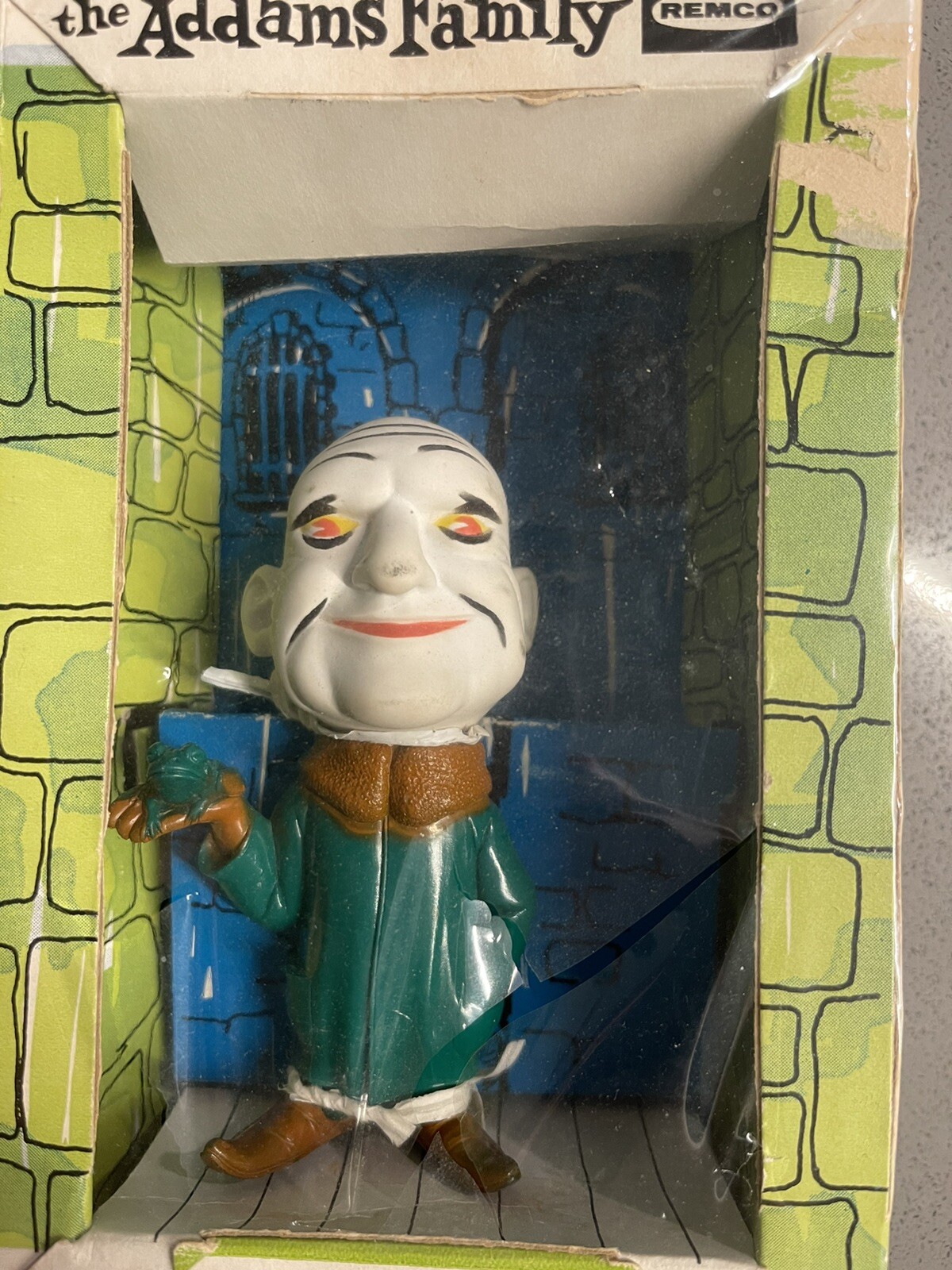 Vintage 1964 Uncle Fester Remco figure Addams Family In Box RARE SEALED ...