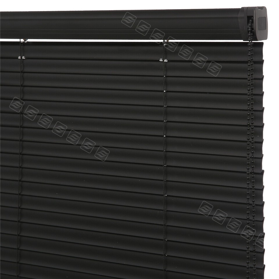Single Touch Corded 1 Inch Mini Blind in Black Choose Size Customize- S ...