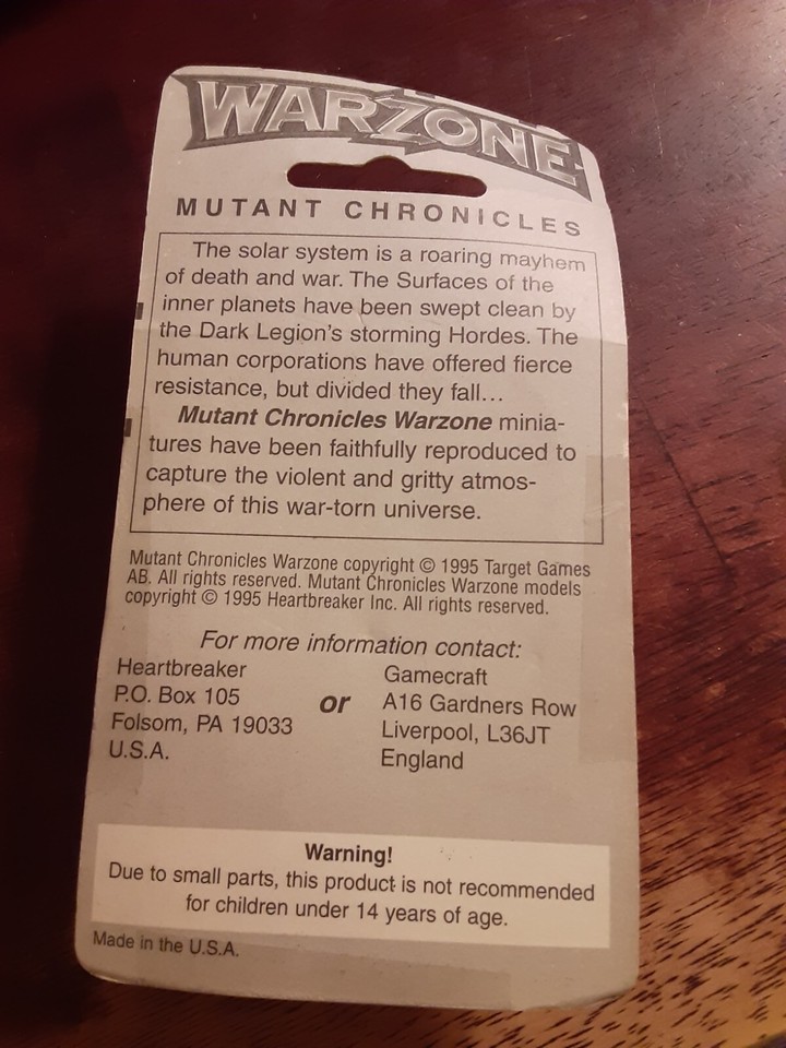 Heartbreaker Miniatures Warzone Mourning Wolf Hero/Female 9876-A ...