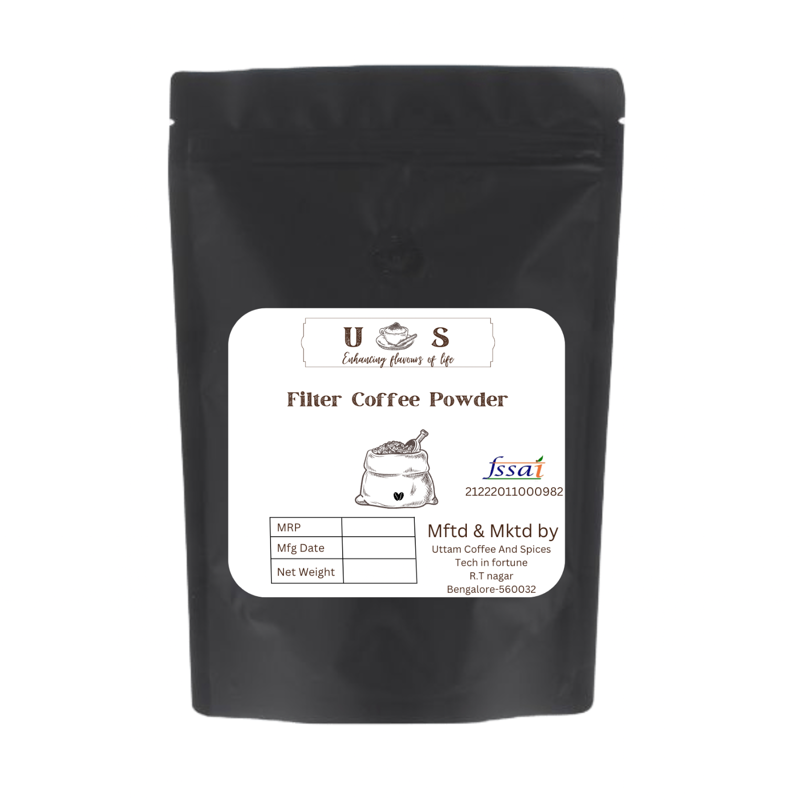 South Indian Filter coffee blend coffee powder mixed with chicory ...