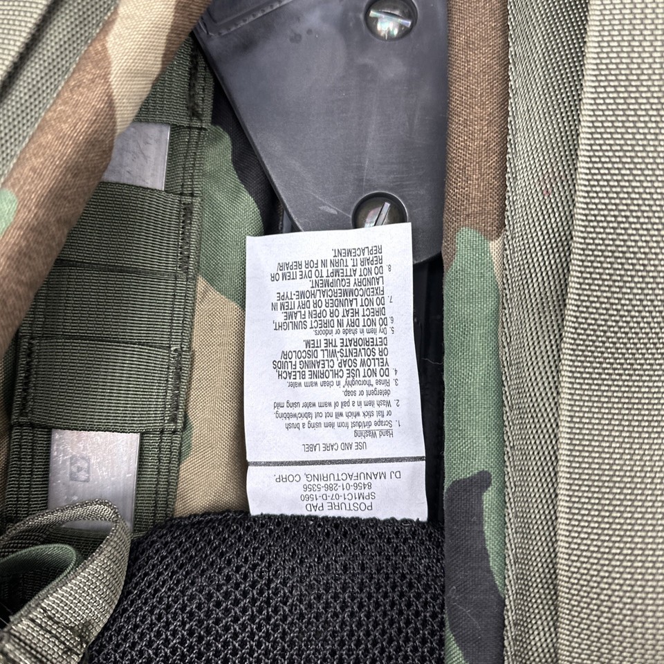 USGI CFP 90 Combat Field Pack & Patrol Pack SDS Original Woodland M81 ...