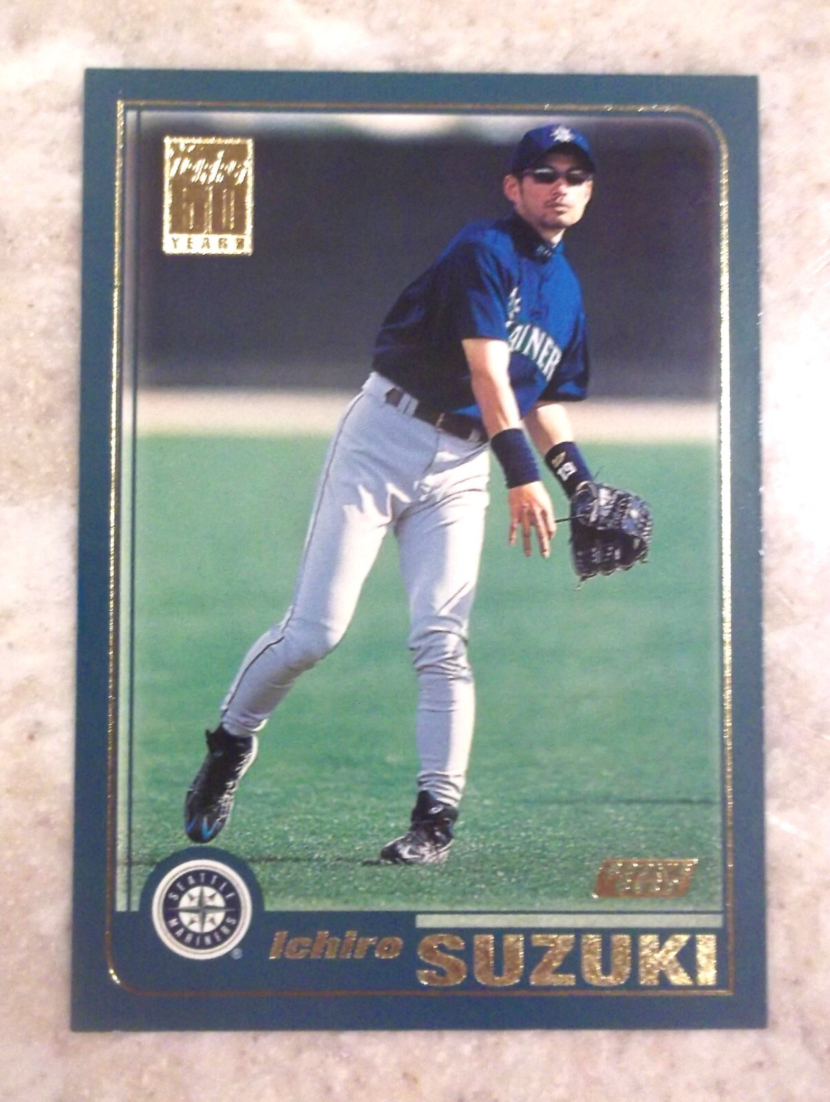 2001 Topps 50 Years Rookie Card ICHIRO SUZUKI #726 MLB Mariners Rookie ...