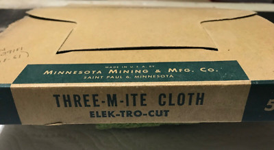 Three-m-ite abrasive cloth 150 grit 50 sheets 9" x 11" from old stock ...