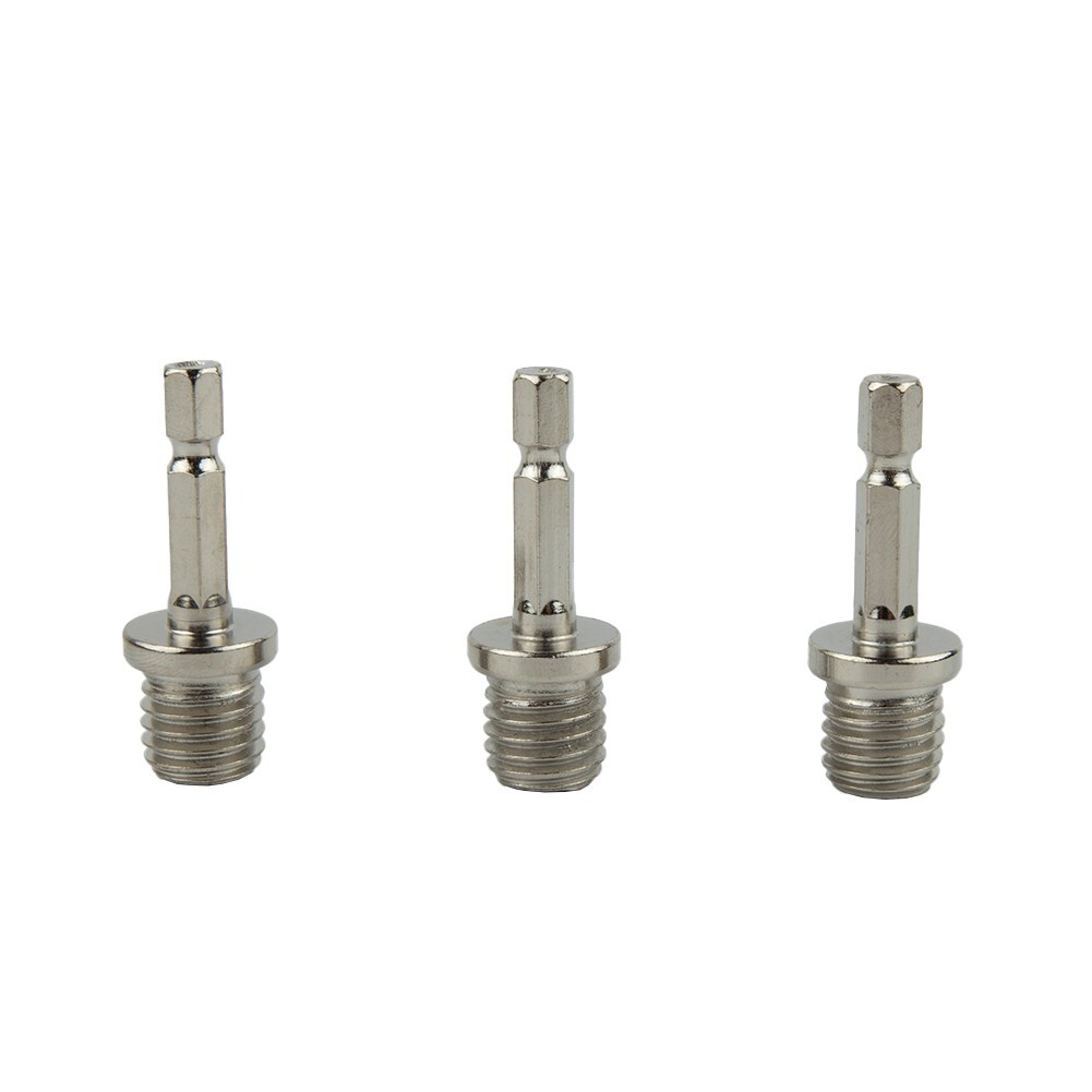 Threaded Connecting Rod Adapter Drill Chuck M14 Polishing Disc 3pc Set ...