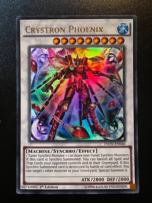 Crystron Phoenix INOV-EN046 Ultra Rare 1st Edition Near Mint Yugioh | eBay