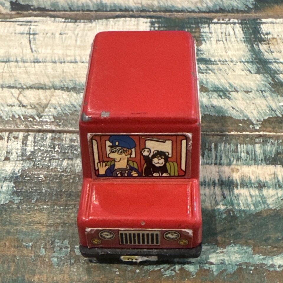 Vintage 1983 Woodland Animations Postman Pat Red Royal Mail Truck ...