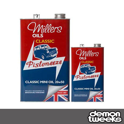 Millers Oils Classic Mini 20W50 Mineral Engine Oil - 6 Litre (5L & 1L ...
