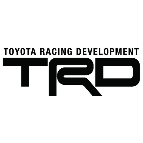2 "TRD" Decals Logo Sticker Vinyl Toyota Scion Sports Racing | eBay
