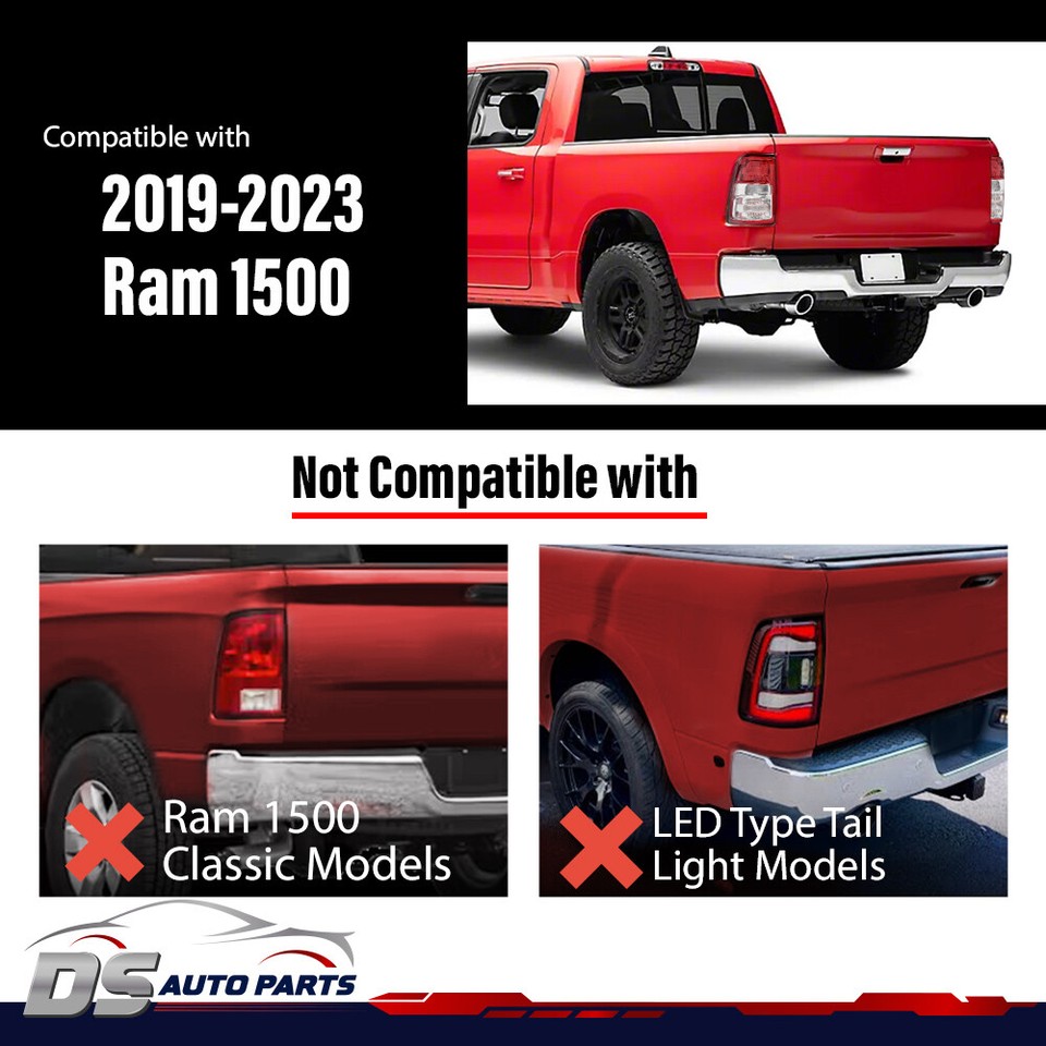 Fit For 2019-2022 Ram 1500 Taillight Lamp Left & Right 55112989AE ...
