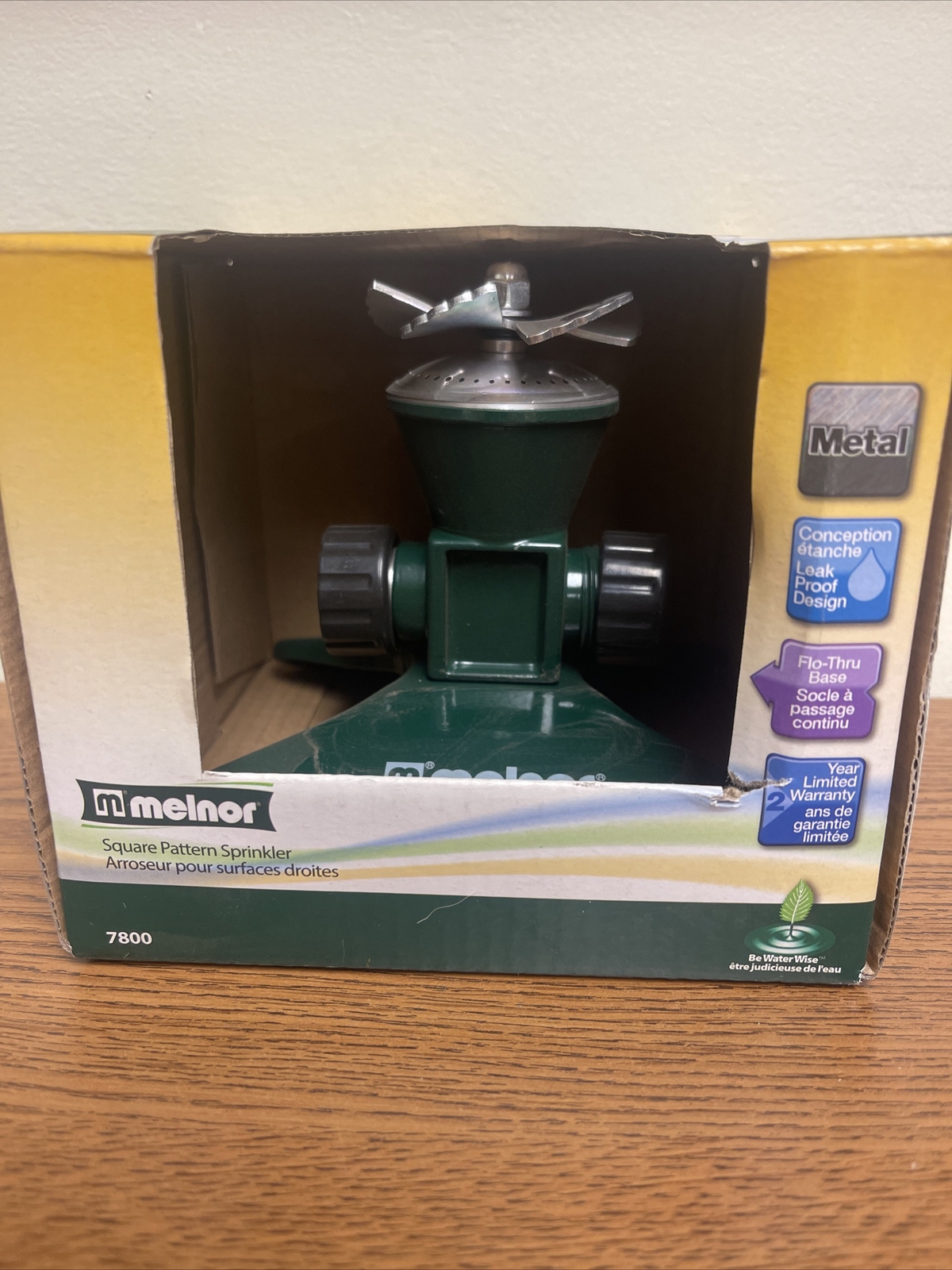 Melnor+7800+Metal+Square+Pattern+Sprinkler for sale online | eBay
