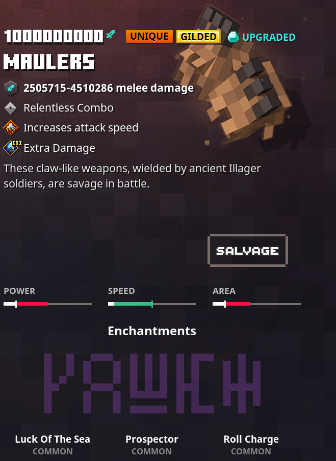 Minecraft Dungeons -Maulers Unique Gilded (Xbox)(PS4)(Switch)(PC) | eBay