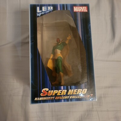 Marvel Super Hero Illuminate Gallery Vision 4-Inch Statue & Display ...