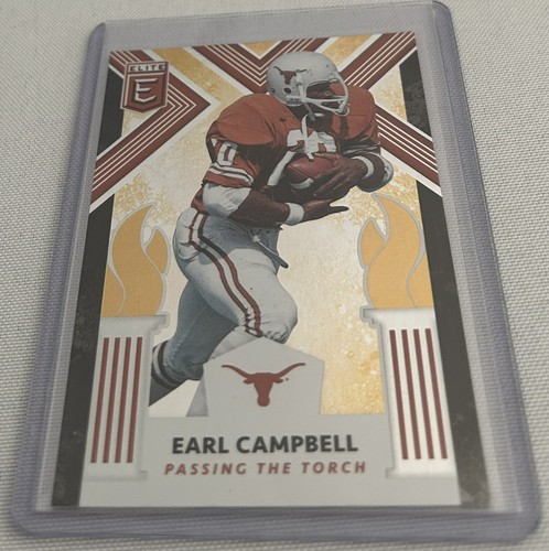 2018 Panini Elite Draft Football Earl Campbell Billy Sims Passing The ...