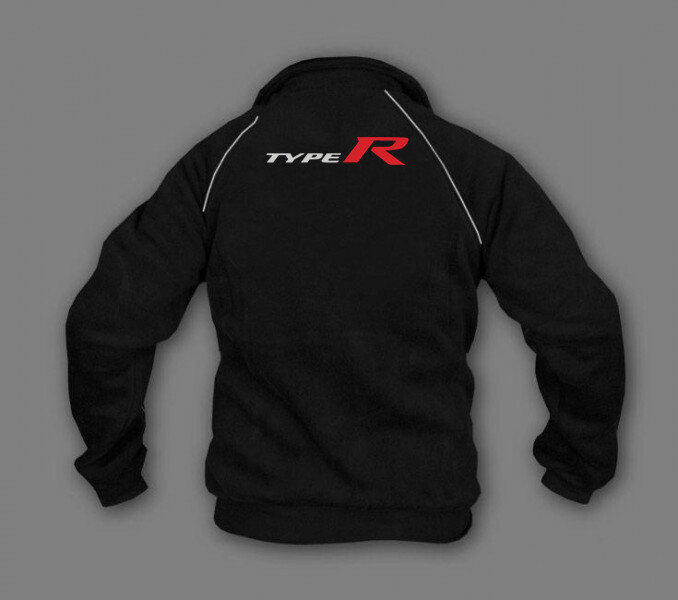 New Men Honda Type-R RACING Fleece Jacket Sweatshirt Full Zip ...