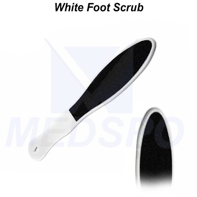 Podiatry White Foot Scrub Dead Skin Scrubber Callus Remover Manicure ...