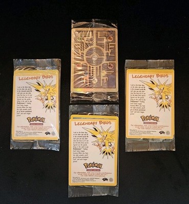Ancient Mew Sealed Promo Pokémon x 3 Movie 2000 Pokemon Card plus birds ...