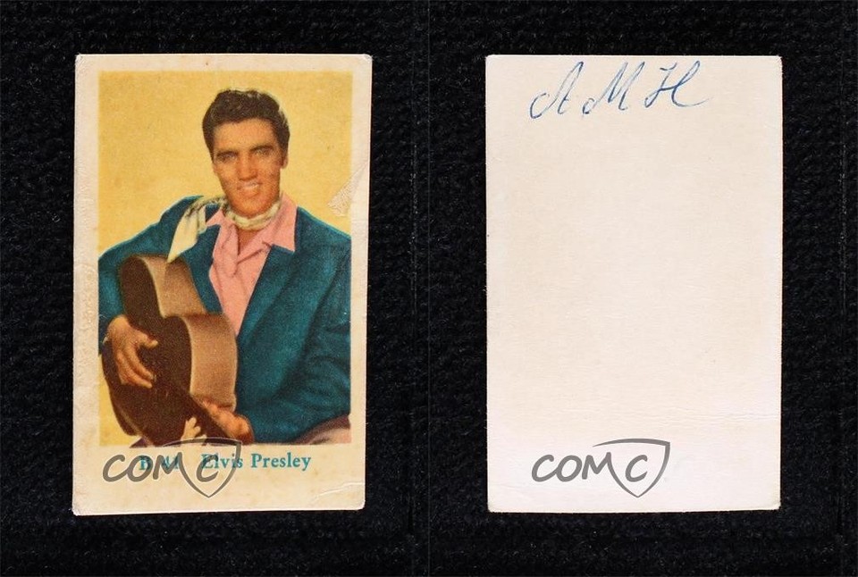1959 Dutch Gum B Set Blue Text Elvis Presley #B41 3q4 | eBay