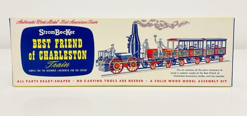 Strombecker Best Friend Of Charleston Train 1:48 Wood Model Kit 1830 ...