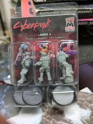 Cyberpunk Red 33005 Lawmen A (Trooper Sergeant Riot Trooper) Police ...