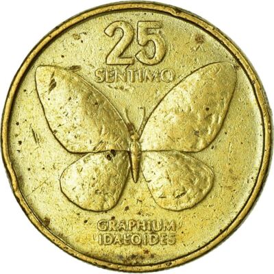 Philippines 25 Sentimo Coin | large type | KM241.1 | 1983 - 1990 | eBay
