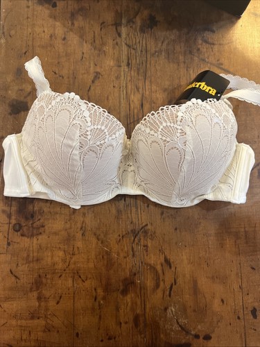 Wonderbra 0310 White/ Ivory (Read) Lace Underwire Push Up Bra 36D ...