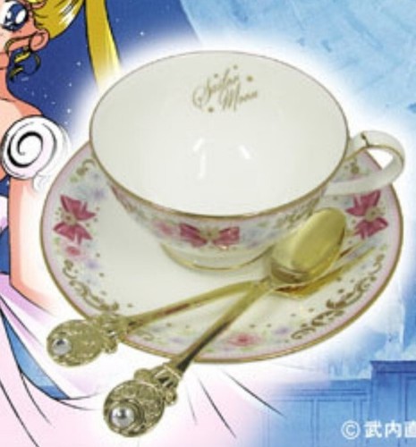 Bandai Sailor Moon Princess Serenity Spoon & Fork Set Tea Time Series ...