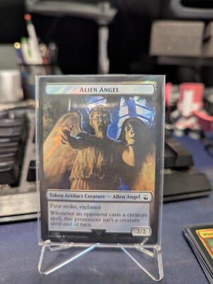 Magic The Gathering Dr Who Weeping Alien Angel Alien Insect Surge Foil ...