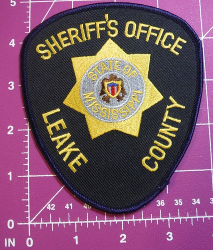 LEAKE COUNTY Mississippi Sheriff's Office patch | eBay
