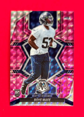 Boye Mafe ~ 2022 Panini Mosaic ~ Pink Camo Prizm ~ Rookie RC | eBay