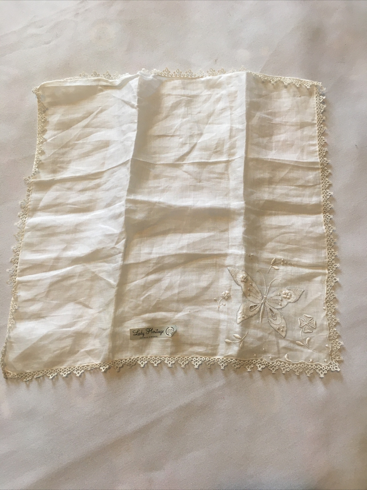 Vintage Lady Heritage Madeira Made Embroidered & Handkerchief ~ NEW | eBay