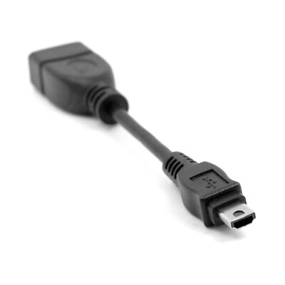 Mini USB Type A & Type B to USB Female OTG Cable for Sony Handycam DV ...