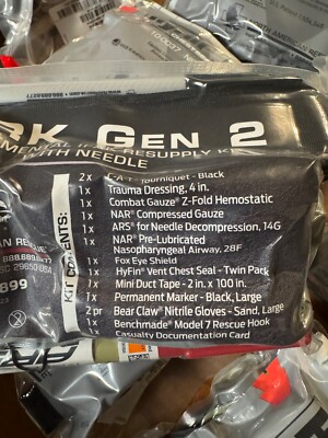 North American Rescue SIRK Gen II IFAK Kit w/ 2 Gen 7 Cat Tourniquets ...