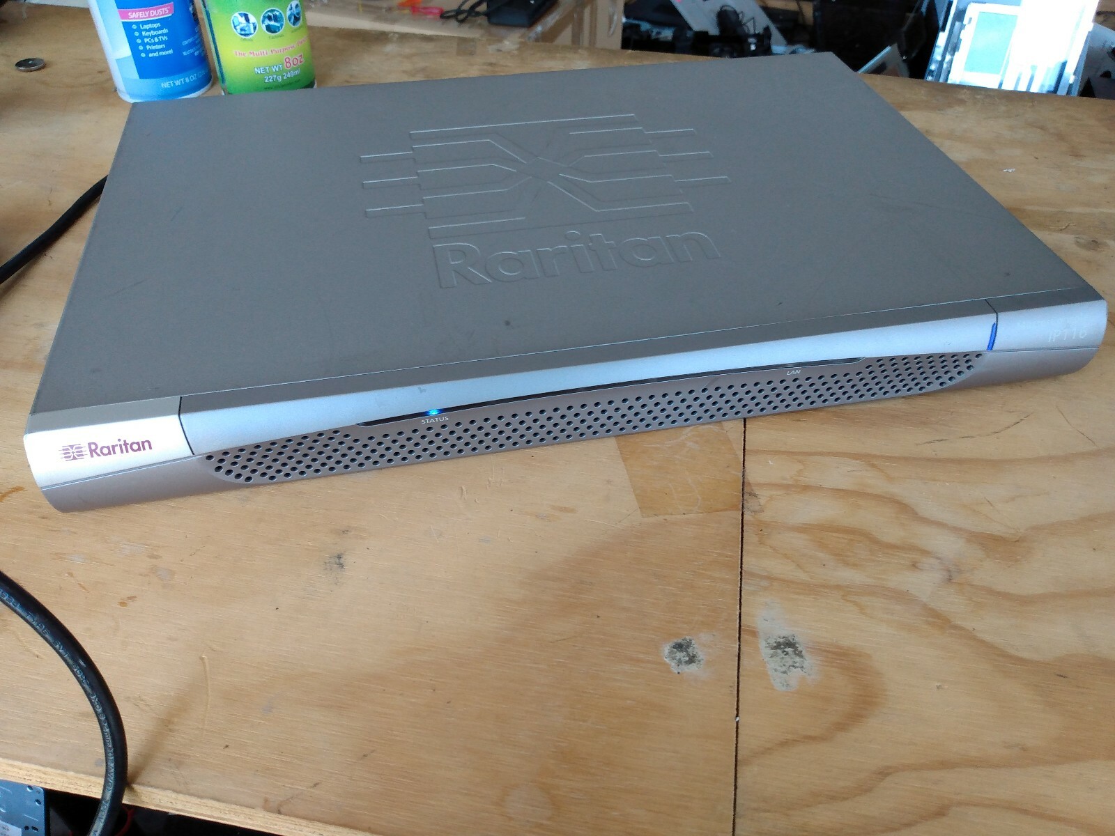 RARITAN MASTER CONSOLE IP116 KVM SWITCH 16-PORTS MCIP116 w/ power cord ...