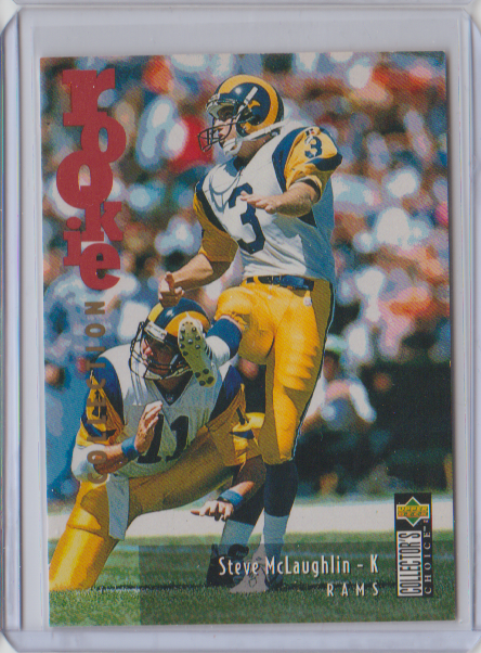 1995 Collector's Choice Update Rookie Card #U32 Steve McLaughlin St ...