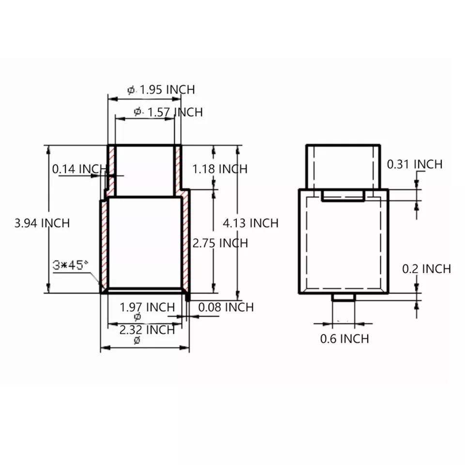 KATOOL 4Pcs 2 Post Lift Tall Truck Extension Adapter Height Extensions ...